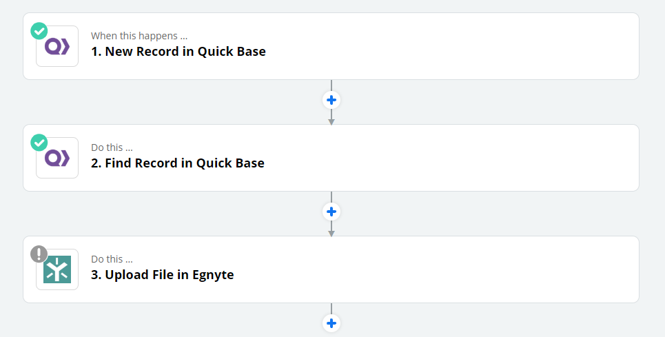 Re: Quickbase Attachment from Egnyte File Sharing | Qrew Discussions