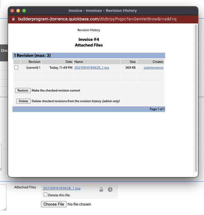 Re: Possible to check how many versions of a file exist? | Qrew Discussions