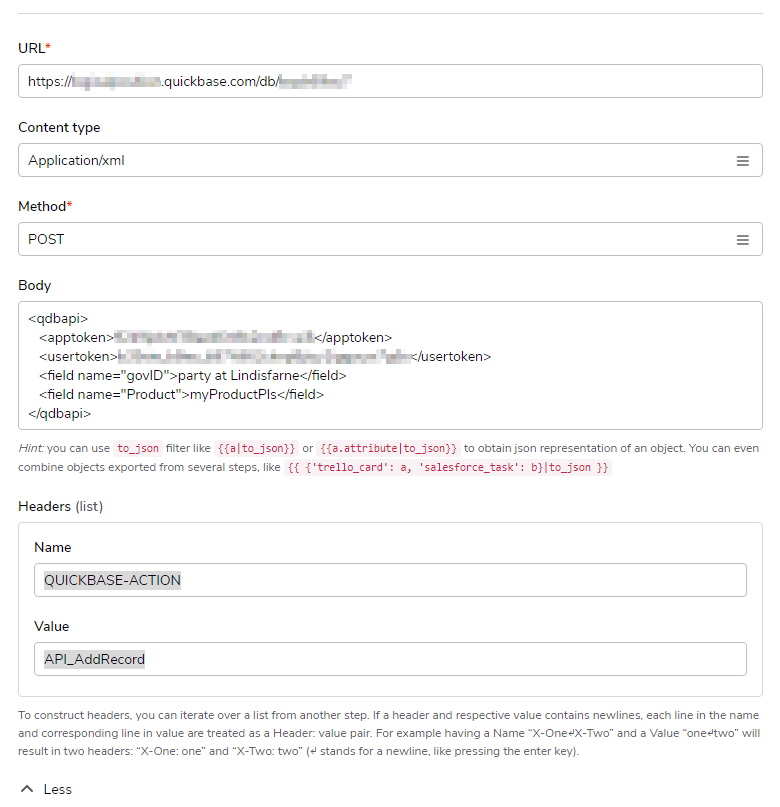 Re Call A Quickbase Api Within A Pipeline Qrew Discussions