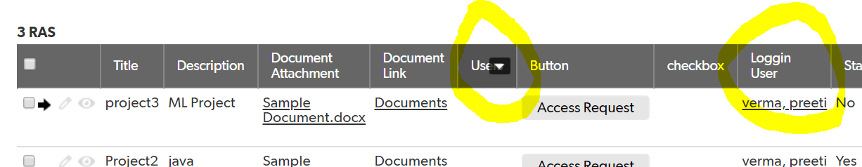 copy the data from one field to another using click on button on same record it | Qrew Discussions
