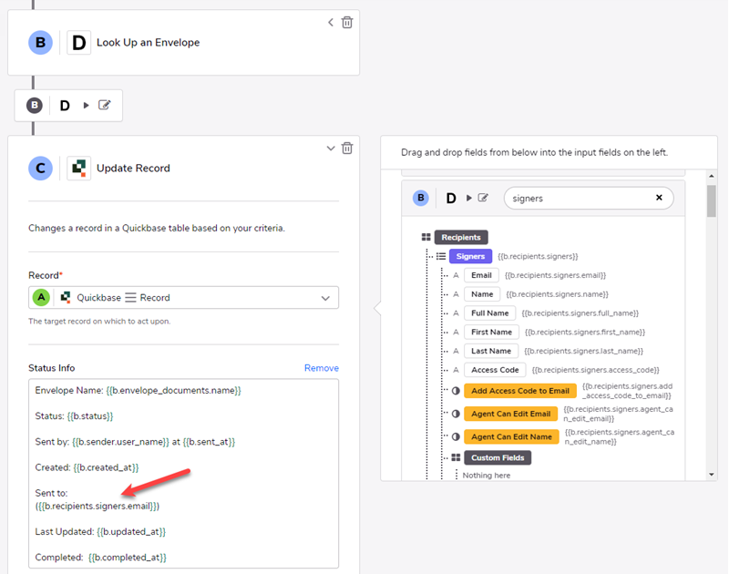 Docusign Channel - Retrieve Info for Multiple Envelope Signers? | Qrew ...