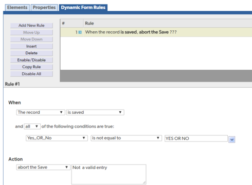Unable to implement rule in quickbase | Qrew Discussions
