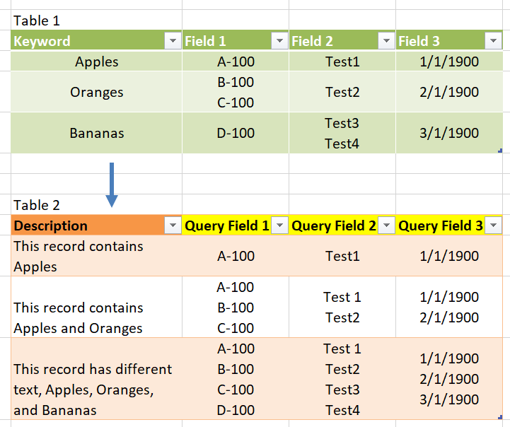 Formula Query - Return matching values from another table | Qrew Discussions