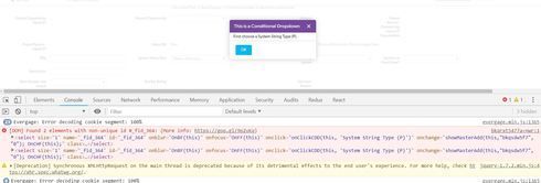 Conditional Dropdown Error | Qrew Discussions