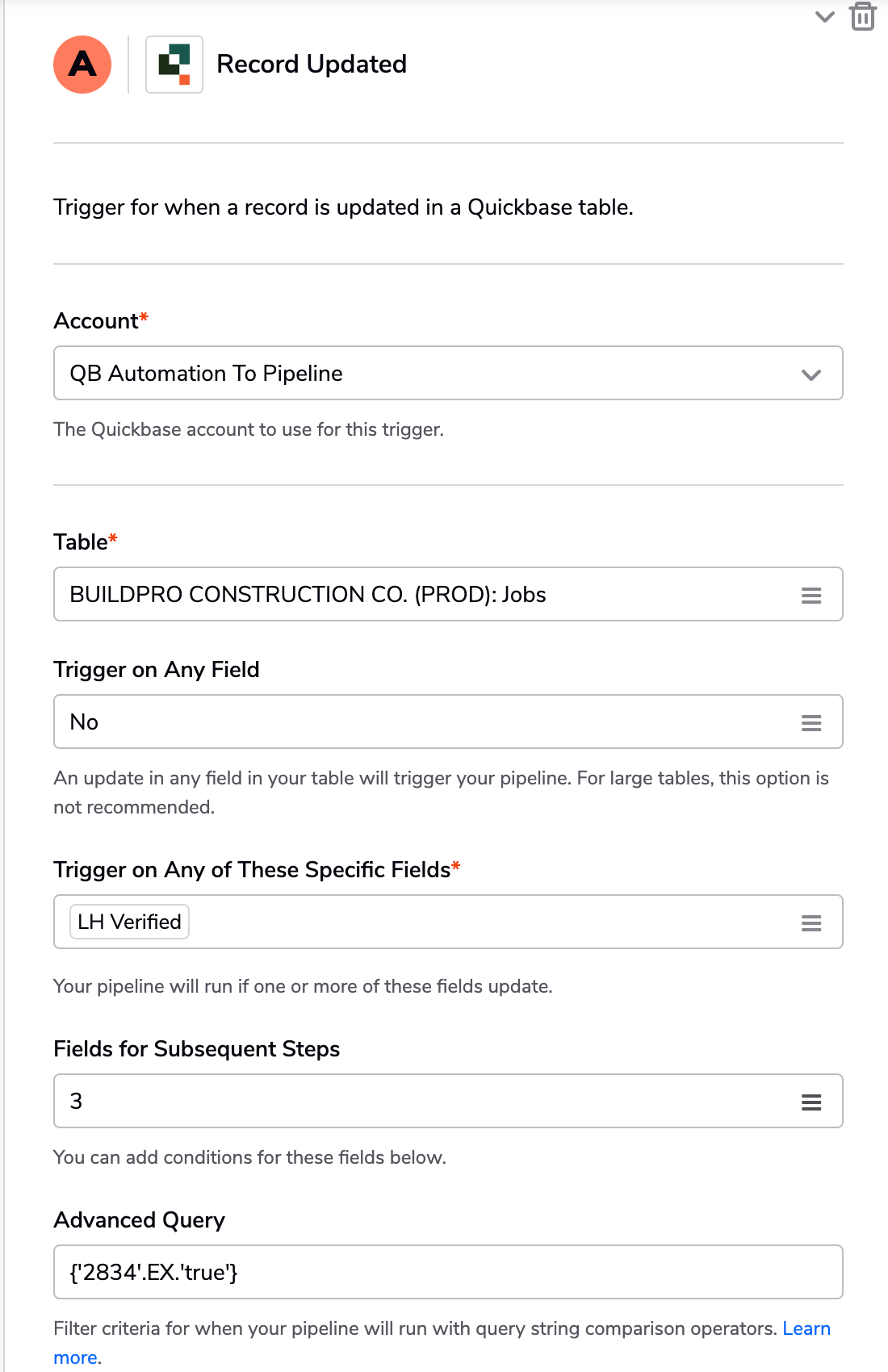 Pipeline quit working | Qrew Discussions