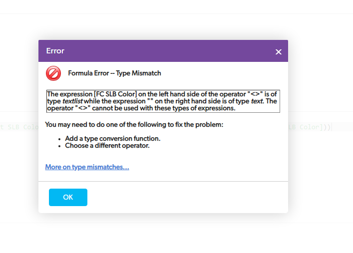 Using Text-Multiple Choice fields in a Formula | Qrew Discussions