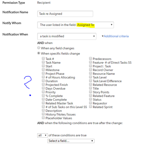 Email notification when spicific field changed missing user fields | Qrew Discussions
