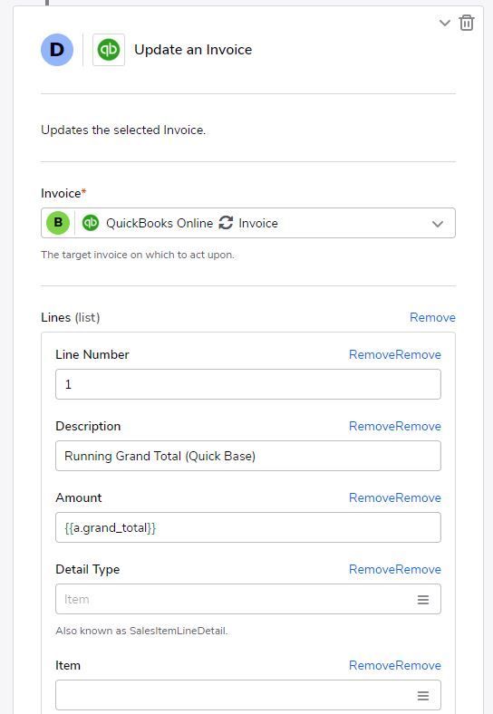 Re: Pipelines Quickbooks channel help | Qrew Discussions
