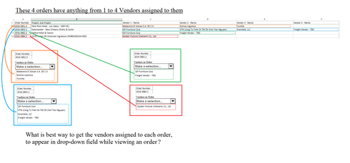 Need filtered Drop down list to show options based on date entered in multiple fields | Qrew ...