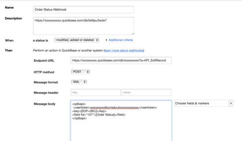 How to get webhook to fire for all records not just the first one to change | Qrew Discussions