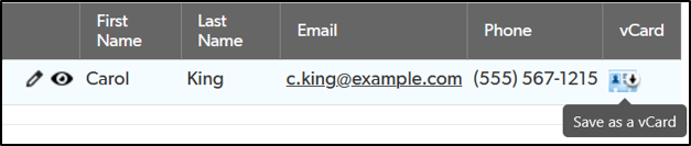 Table report features being retired: iCal and vCard fields, Summary ...