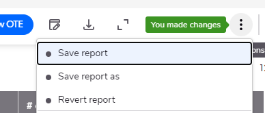 Justifications for Table Report Columns | Qrew Discussions