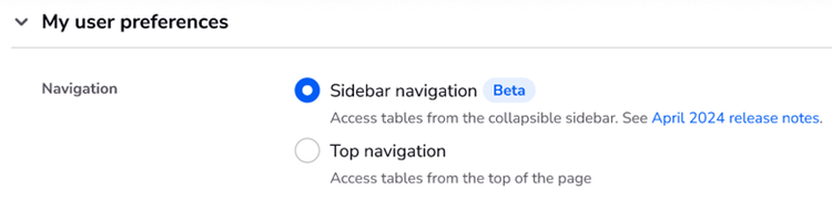 Introducing New Quickbase Navigation (beta) | Qrew Discussions