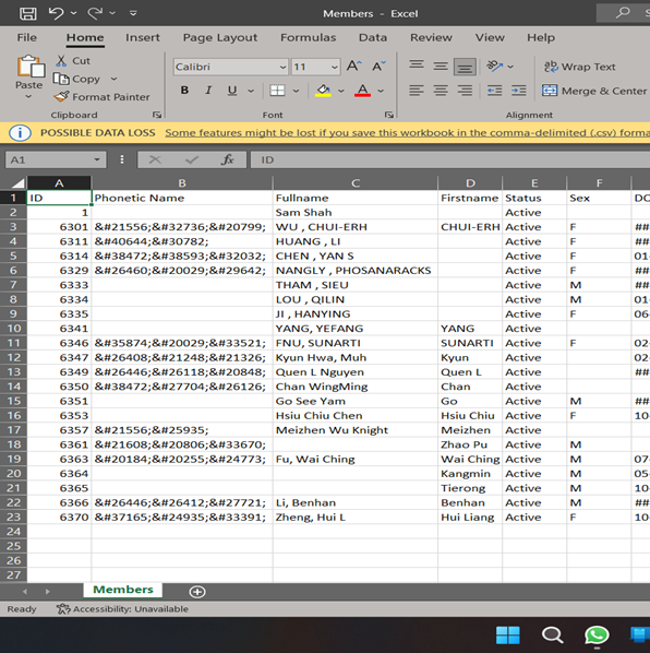 Issue while extracting as csv | Qrew Discussions