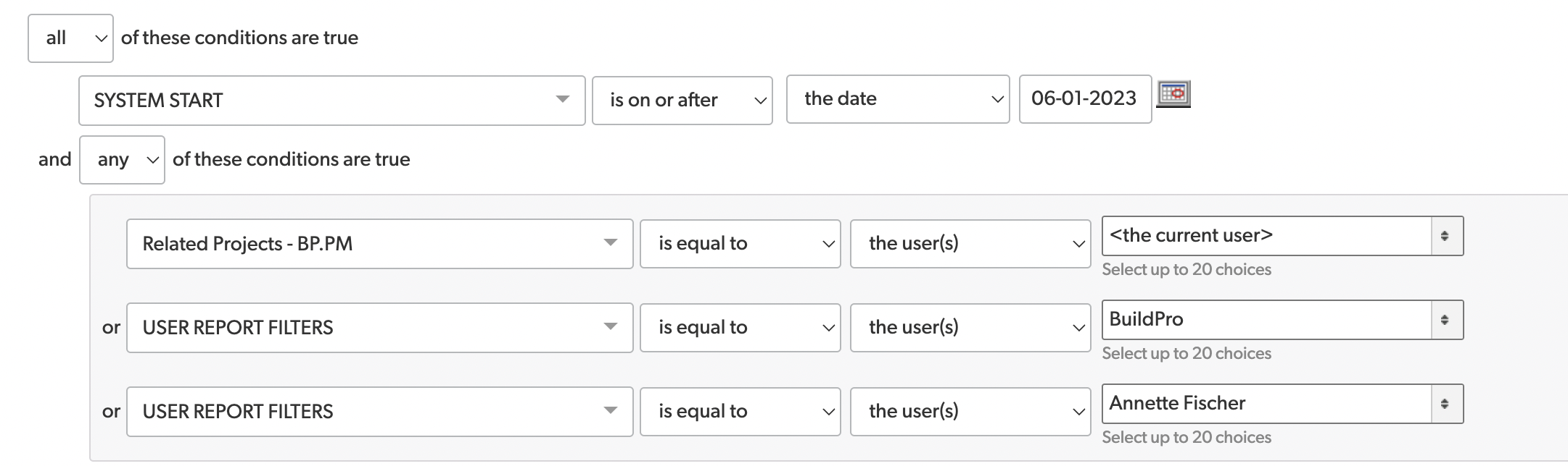 FILTER REPORTS BASED ON USER LOGIN | Qrew Discussions