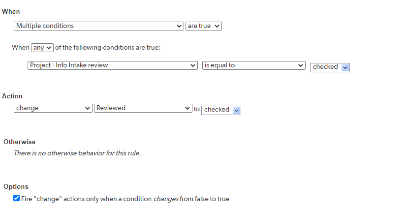 Checkbox Look up field as a condition for Dynamic Rule | Qrew Discussions