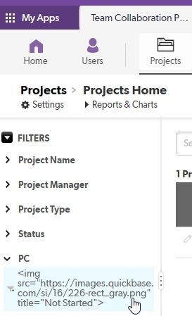display of rich text field as table filter - shows code, not image? | Qrew Discussions