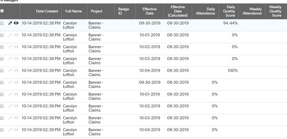 Formula Field That Calculates Average Values Based On Same Date And Same Name Of Agent Qrew