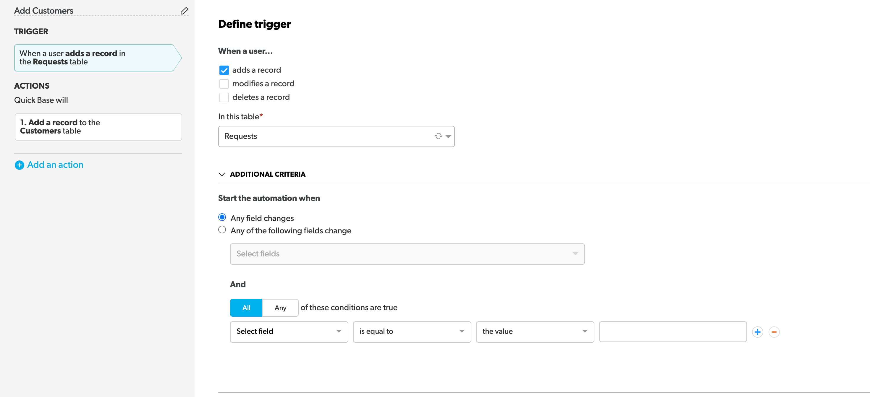 Automations: From child table to parent table | Qrew Discussions