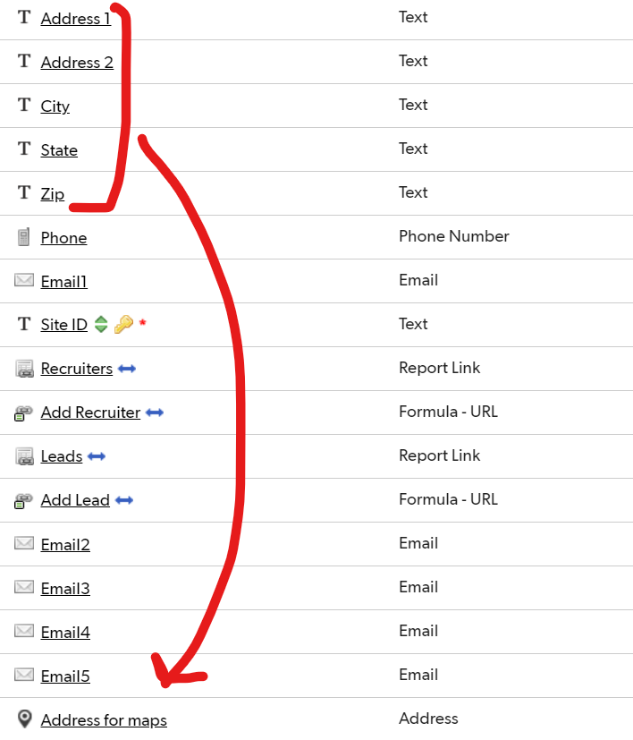 Re: Populate Address field using separate address field listings | Qrew Discussions