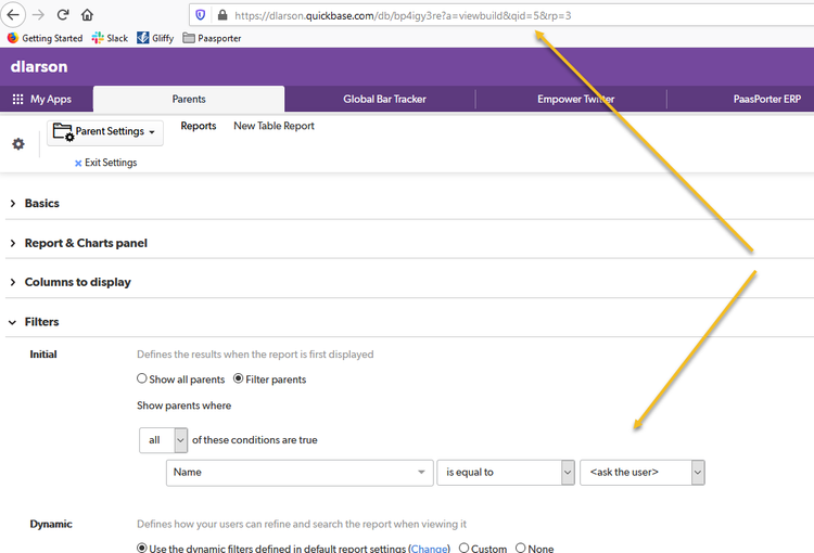 Modifying Report Link behavior | Qrew Discussions